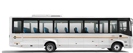 Commercial Bus for Offices, Comfortable Office Staff Bus, Local Bus for ...